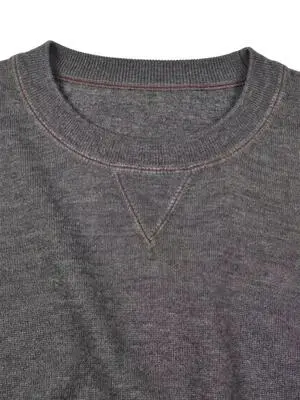 Brunello Cucinelli Crew-neck Triangular-stitch Sweater
