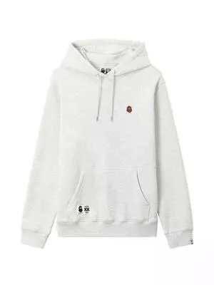 FINGERCROXX Logo-patch Hoodie - Grey