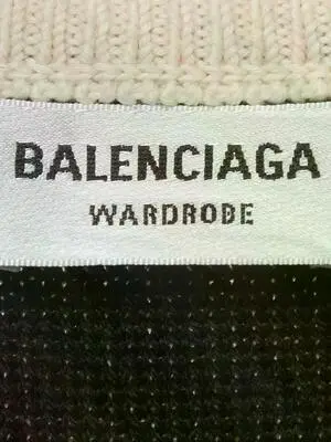 Balenciaga Logo-embroidered Sweater