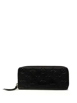 LOUIS VUITTON 2019 Monogram Empreinte Clemence Wallet Long Wallets - Black