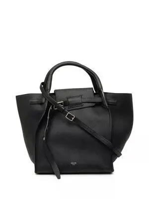 Celine Supple Grained Calfskin Satchel Bag - Black