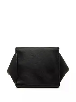 Celine Supple Grained Calfskin Satchel Bag - Black