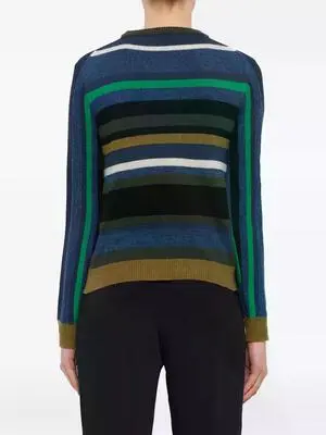 Kenzo Striped Crew-neck Sweater