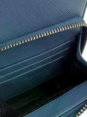 Prada Saffiano Leather Smartphone Case Crossbody Bag