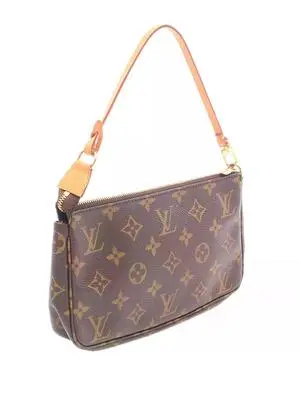 LOUIS VUITTON 2001 Monogram Pochette Accessoires Shoulder Bag