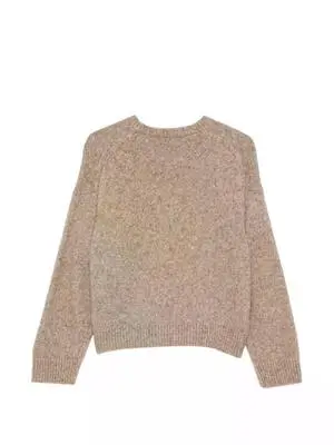 ALYSI Soft Alpaca Crew-neck Sweater
