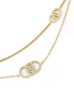 Liu Jo Logo Embellishment Cable-link Chain Necklace