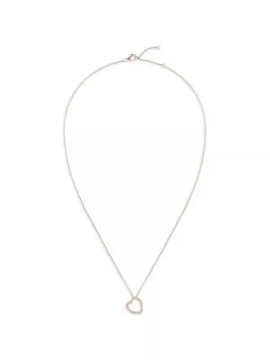 REPOSSI Antifer Diamond Heart Pendant Necklace - Pink