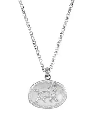 DOWER & HALL Lion Talisman Necklace - Silver
