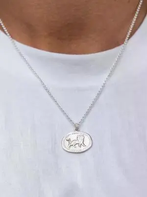 DOWER & HALL Lion Talisman Necklace