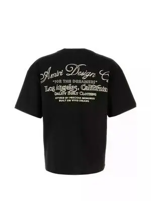 Amiri Dreamers Chain Stitch Oversized T-shirt - Black