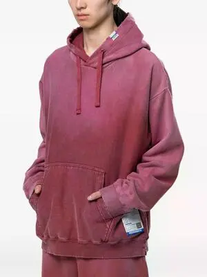 Mihara Yasuhiro Distressed Hoodie - Red