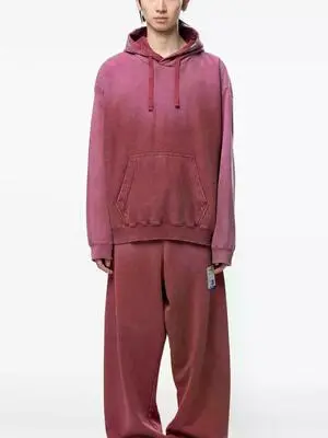 Mihara Yasuhiro Distressed Hoodie - Red