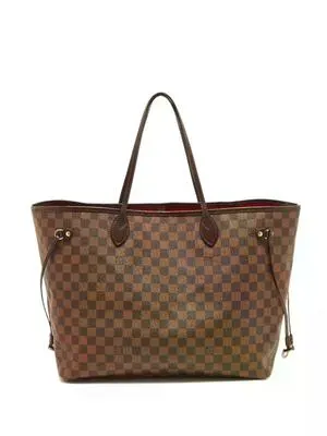 LOUIS VUITTON Neverfull Gm Damier Ebene Shoulder Bag