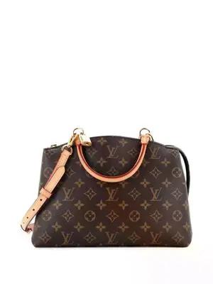 LOUIS VUITTON Monogram Canvas Petit Palais Satchel - Brown