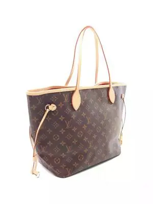 LOUIS VUITTON Neverfull Mm Monogram Tote Bag - Brown