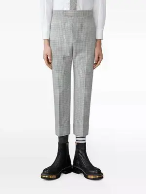 Thom Browne Wool Pique Gunclub Check Double Needle Stitch Trousers