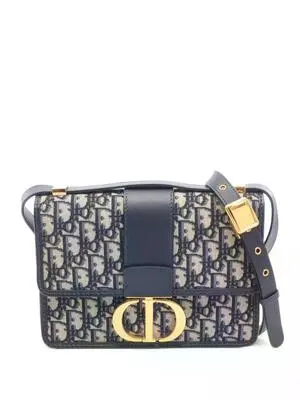 Dior 2010s 30 Montaigne Shoulder Bag - Blue