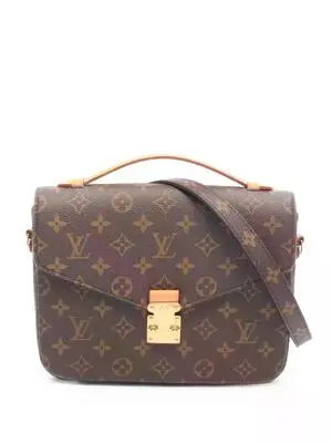 LOUIS VUITTON Monogram Pochette Metis Shoulder Bag - Brown