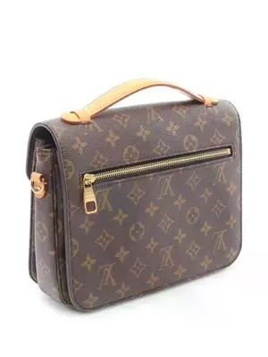 LOUIS VUITTON Monogram Pochette Metis - Brown