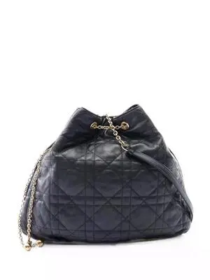 Dior 2010s Ami Cannage Bucket Bag