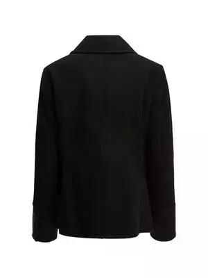 SEALUP Double-breasted Coat - Black