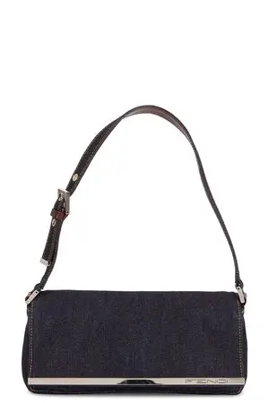 Fendi Renew Denim Shoulder Bag