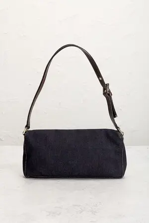 Fendi Renew Denim Shoulder Bag