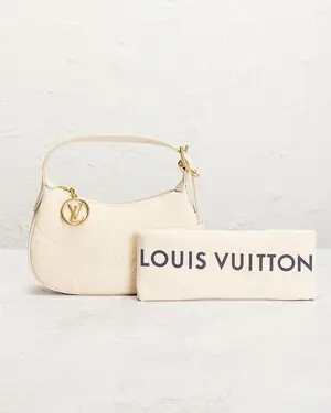 FWRD RENEW Louis Vuitton Empreinte Giant Monogram Mini Moon Shoulder Bag - Yellow