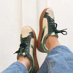 ATHENARA BY MARCELA HERNANDEZ Leather Sneakers - Green