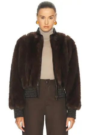 Zimmermann Valiant Faux Fur Jacket