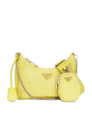 Prada Re-edition 2005 Re-nylon Shoulder Bag - Ananas