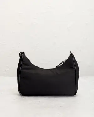FWRD RENEW Prada Re-edition 2005 Re-nylon Shoulder Bag - Black