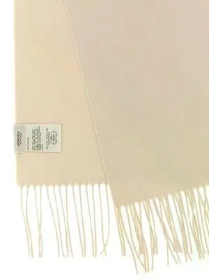 Agnona Logo-patch Frayed Scarf