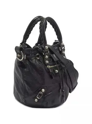 Balenciaga Mini Pompon Bucket Bag