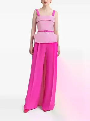GEMY MAALOUF Belted Asymmetrical Top