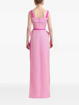 GEMY MAALOUF Belted Asymmetrical Top