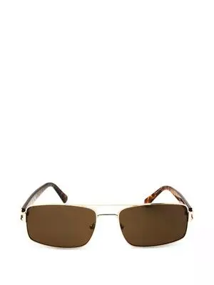 Guess Rectangle Frame Sunglasses - Gold