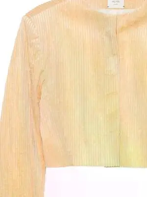 ALYSI Corduroy Cropped Jacket - Neutrals