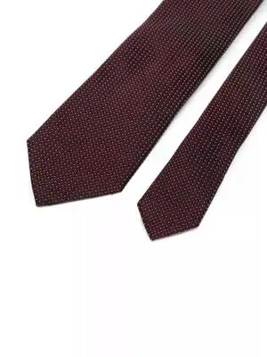 Zegna Micro-patterned Tie