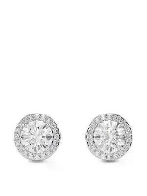 SWAROVSKI Angelic Halo Crystal Earrings - Silver