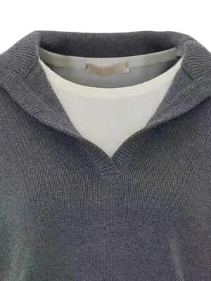 ELEH Layered-effect Cropped Sweater