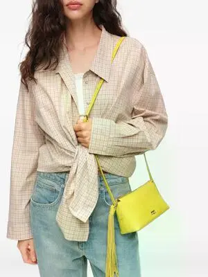 Bimba Y Lola Lemon Leather Mini Crossbody Bag - Yellow
