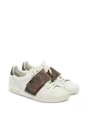 LOUIS VUITTON Frontrow Studded Sneakers - White