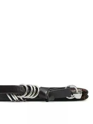 Bimba Y Lola Large Dark Burgundy Leather Coin Purse - Red