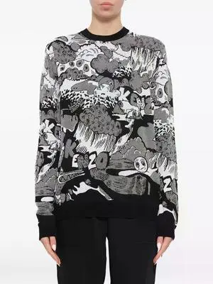 Kenzo Graphic-print Sweatshirt - Black