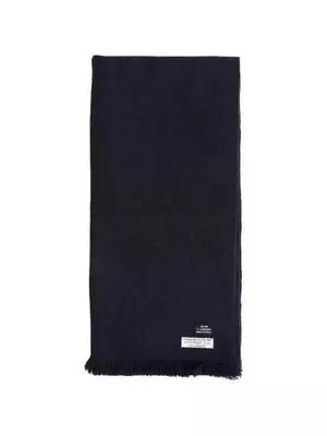 SALON C. LUNDMAN Handwoven Cashmere Scarf - Blue
