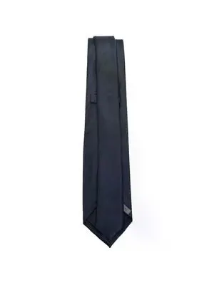 Corneliani CORNELIANI Pointed-Tip Neck Tie Blue