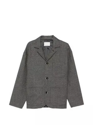NINE:INTHE:MORNING Houndstooth-pattern Notch-lapels Jacket