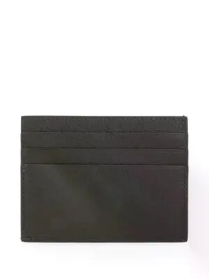 Thom Browne Grained Leather Card Holder - Grey
